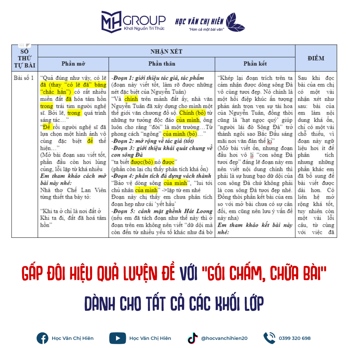 GẤP ĐÔI HIỆU QUẢ LUYỆN ĐỀ VỚI “GÓI CHẤM, CHỮA BÀI” DÀNH CHO TẤT CẢ CÁC ...